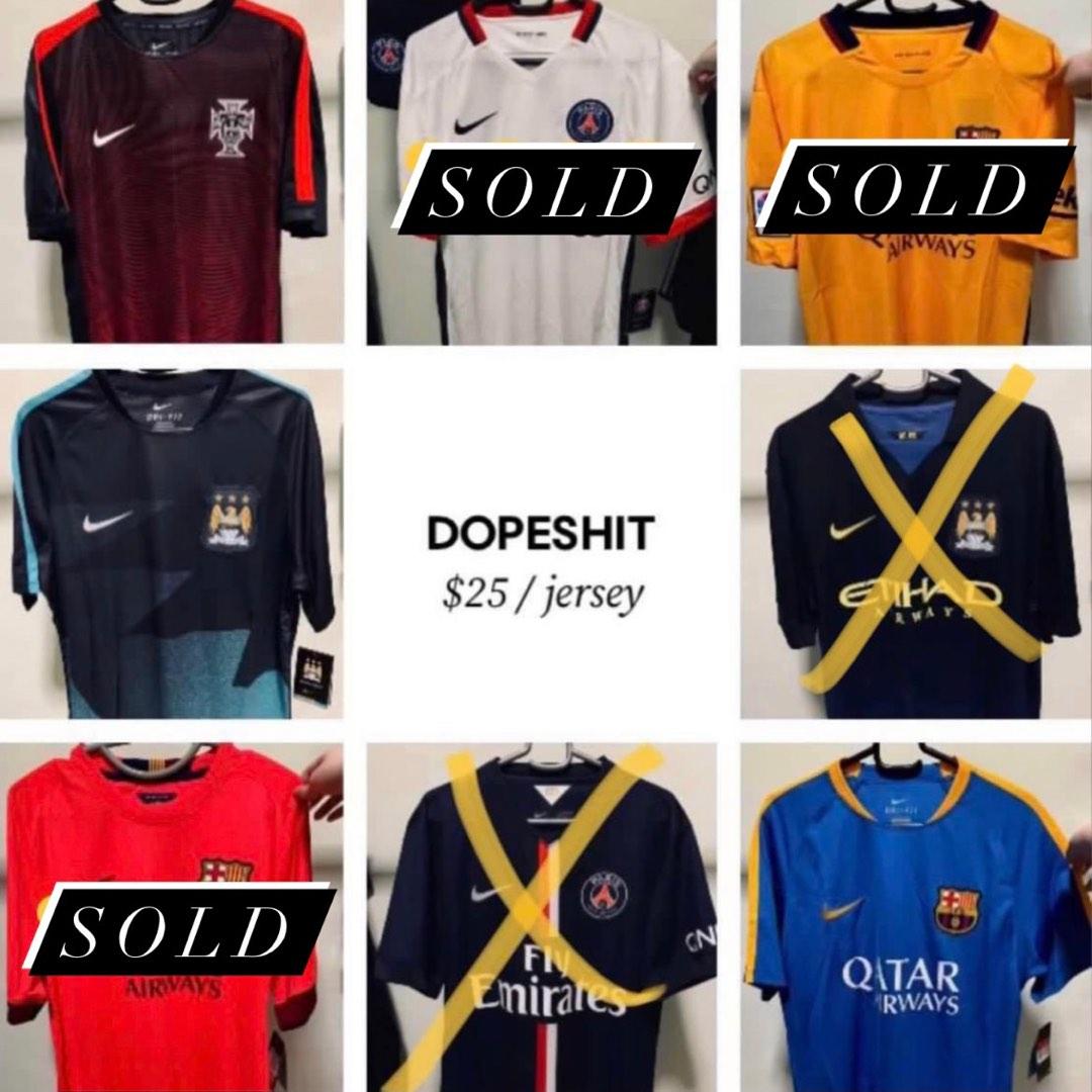 Nike authentic football jerseys, Men's Fashion, Activewear on Carousell