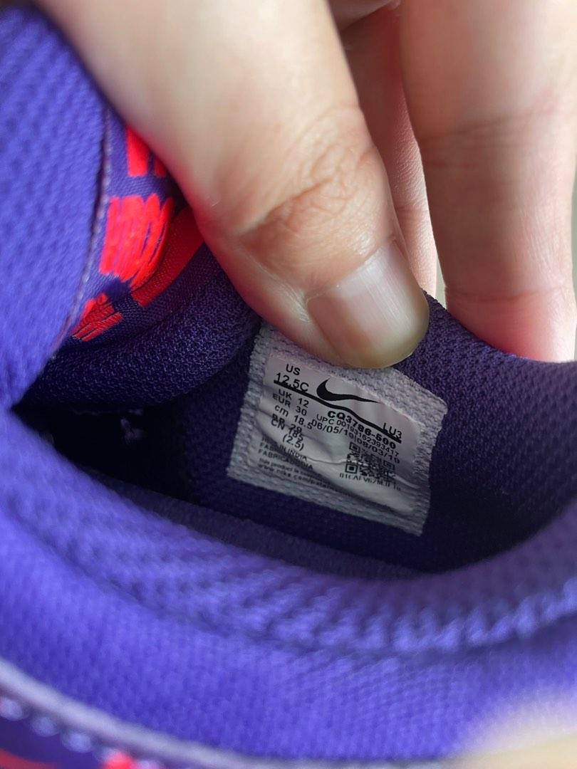 Nike sneaker girls girl kids purple pico 5 shoes shoe, Babies & Kids ...