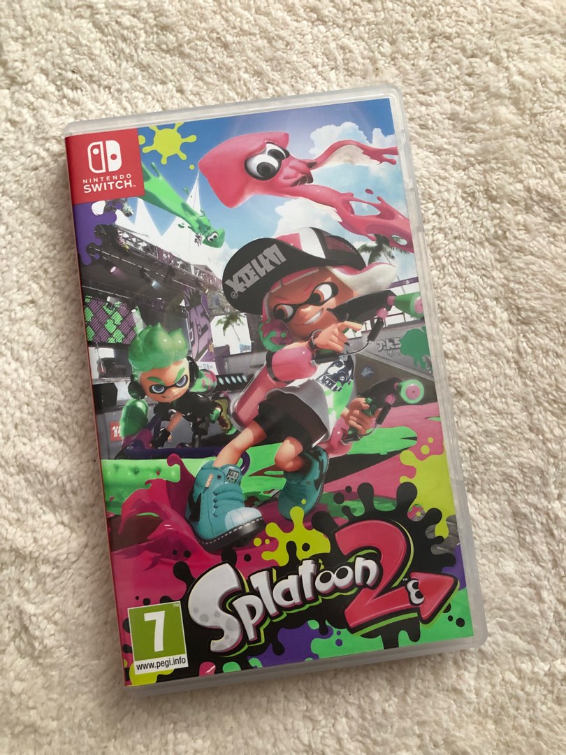 Nintendo Switch Splatoon 2 Game Cartridge Europe Inkling, Video Gaming ...