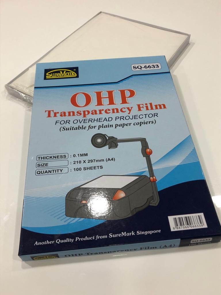 OHP Transparency Film, Hobbies & Toys, Stationery & Craft, Stationery ...