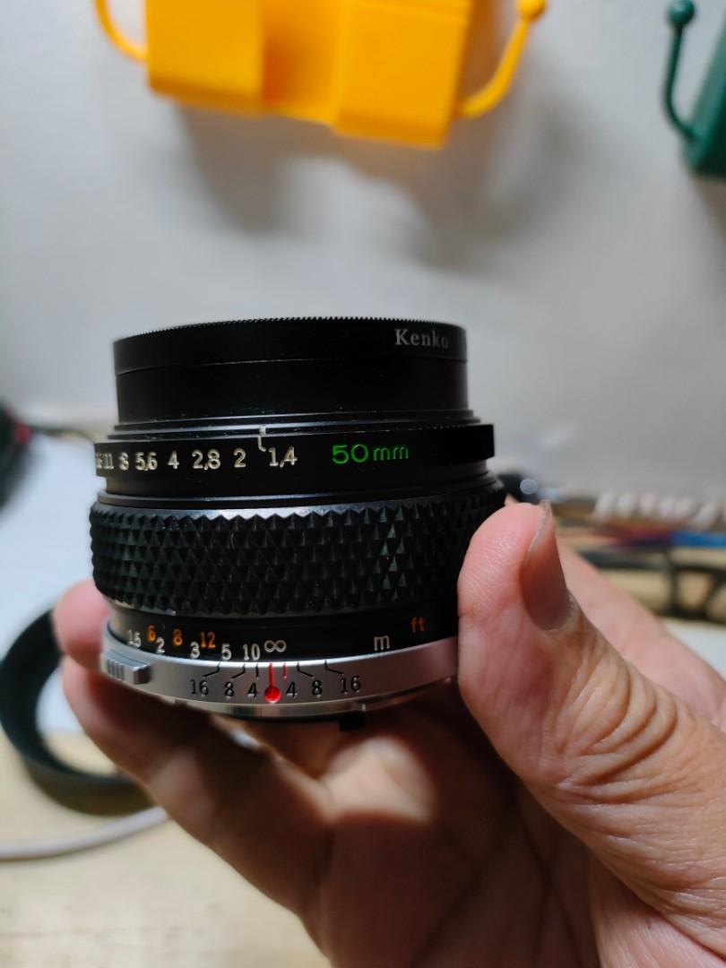 Olympus vintage lens 50mm/1.4f, Photography, Lens & Kits on Carousell