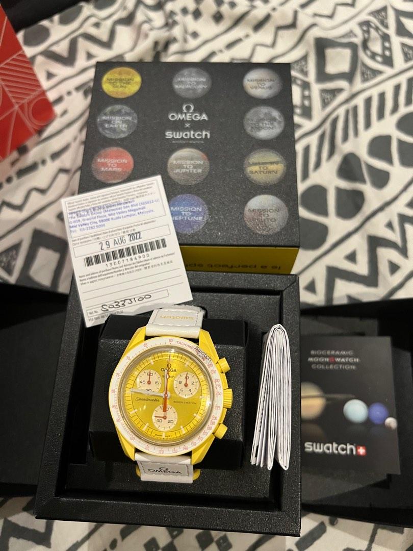 Omega x swatch (sun), Men's Fashion, Watches & Accessories, Watches on ...