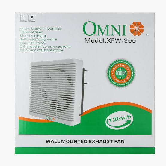 Omni Wall Mounted Exhaust Fan, TV & Home Appliances, Air Conditioning ...