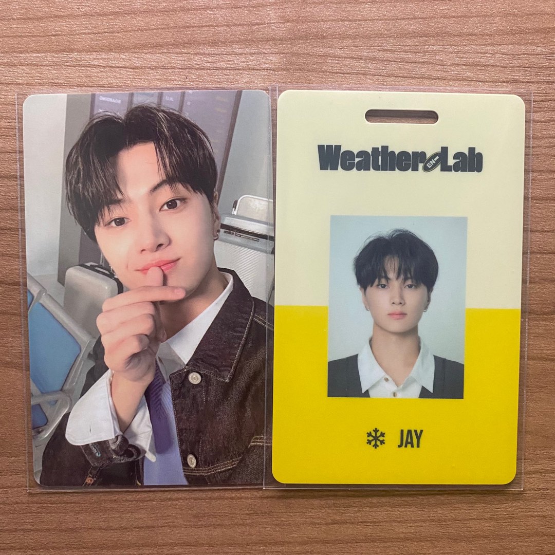 [ONHAND] ENHYPEN JAY Official PC SET - En-connect Companion STC & SG 2022 ID Card, Hobbies ...