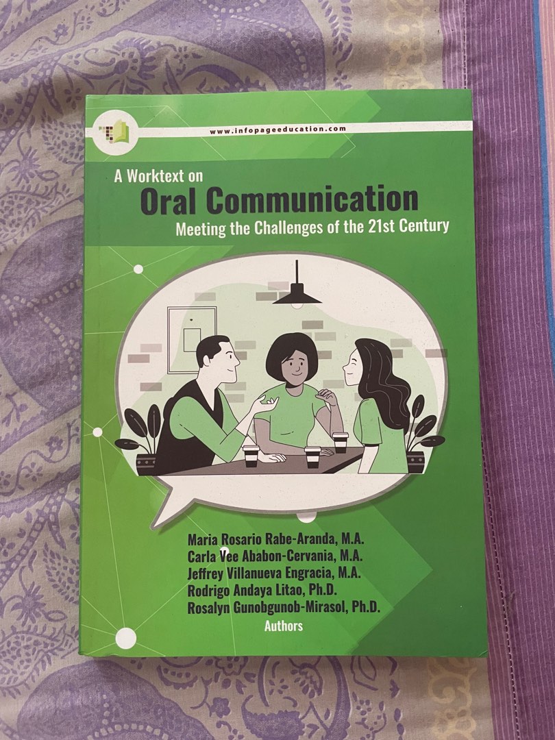 Oral Communication Book, Hobbies & Toys, Books & Magazines, Textbooks ...