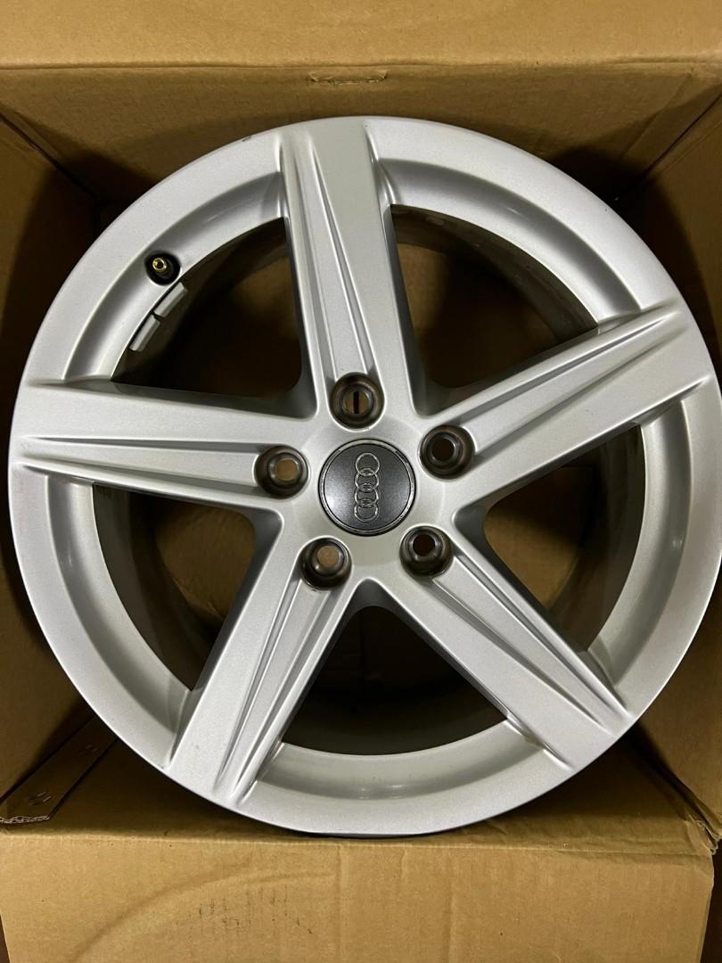 Original Audi A3 Rims (16"), Car Accessories, Tyres & Rims on Carousell