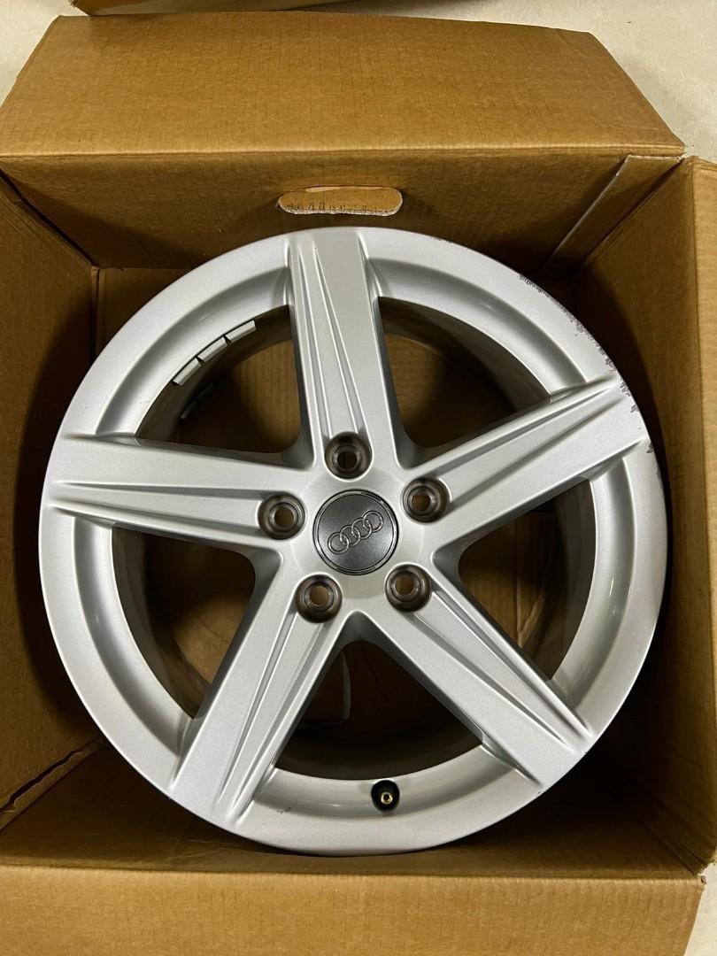Original Audi A3 Rims (16"), Car Accessories, Tyres & Rims on Carousell