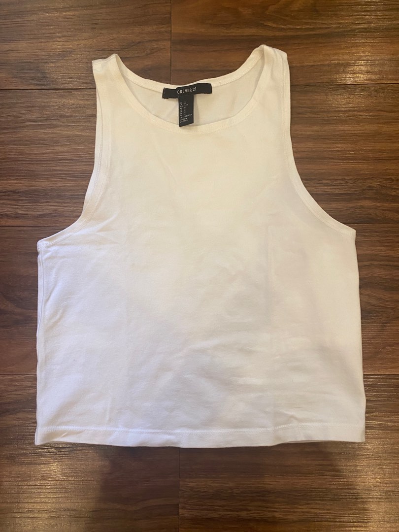 Original Forever 21 Crop Top Womens Fashion Tops Sleeveless On