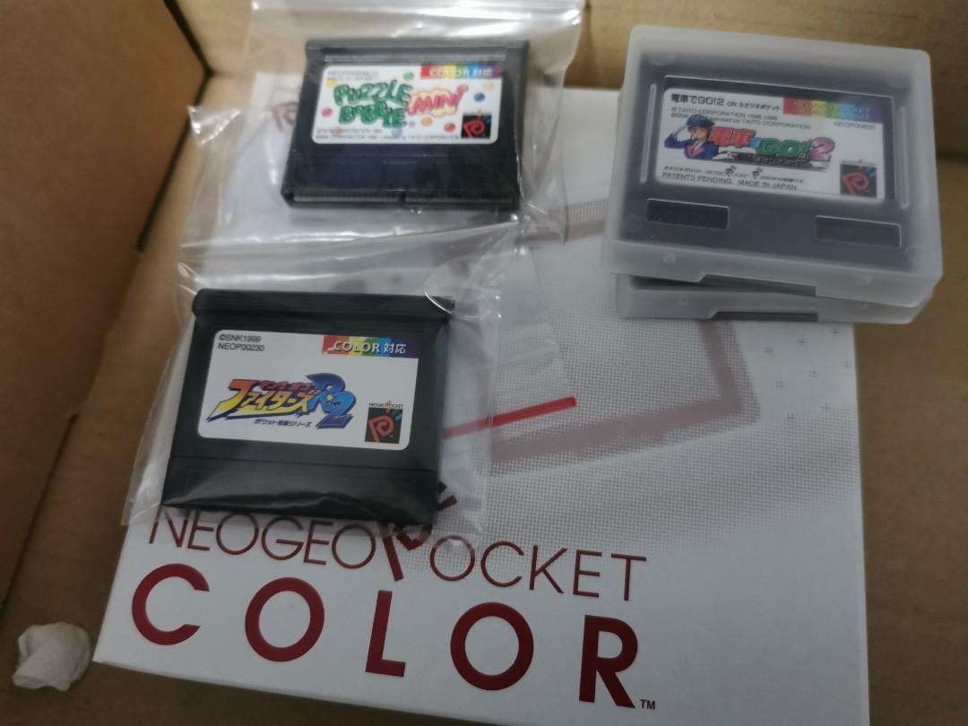 Original Neo Geo Pocket Color console NeoGeo CIB, Video Gaming, Video ...