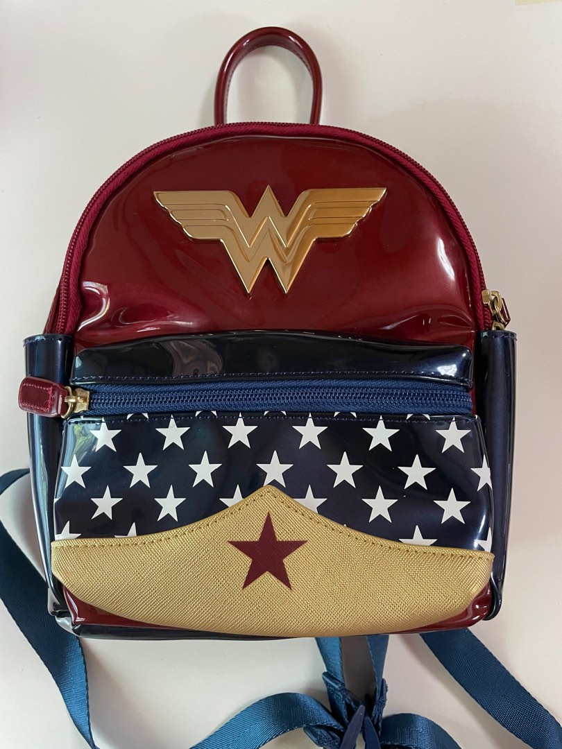 Original Warner Bros Wonder Woman Backpack From Dubai, Women's Fashion ...