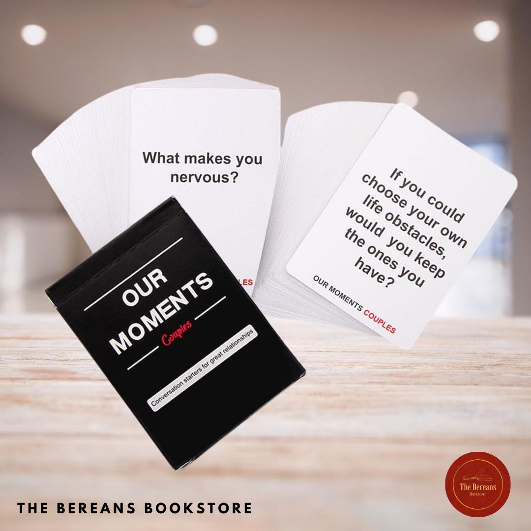 OUR MOMENTS: Couples Card Game - Conversation Starters for Great ...