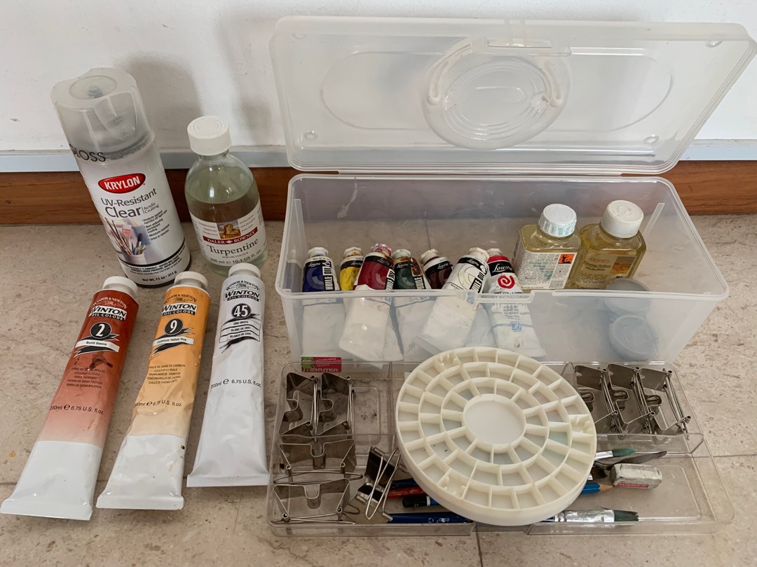 Painting box - hobby, Furniture & Home Living, Home Improvement ...