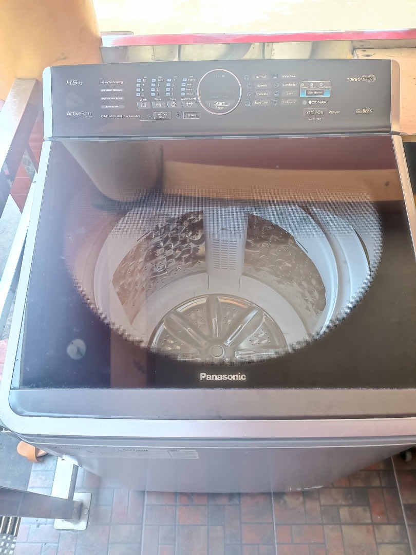 Panasonic Automatic Washing Machine NA F115X5LRM, TV & Home Appliances ...