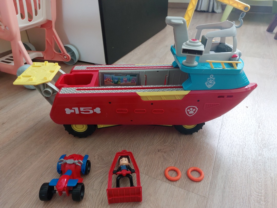 Paw Patrol Sea Patrol Sea Patroller Transforming Vehicle, Hobbies ...