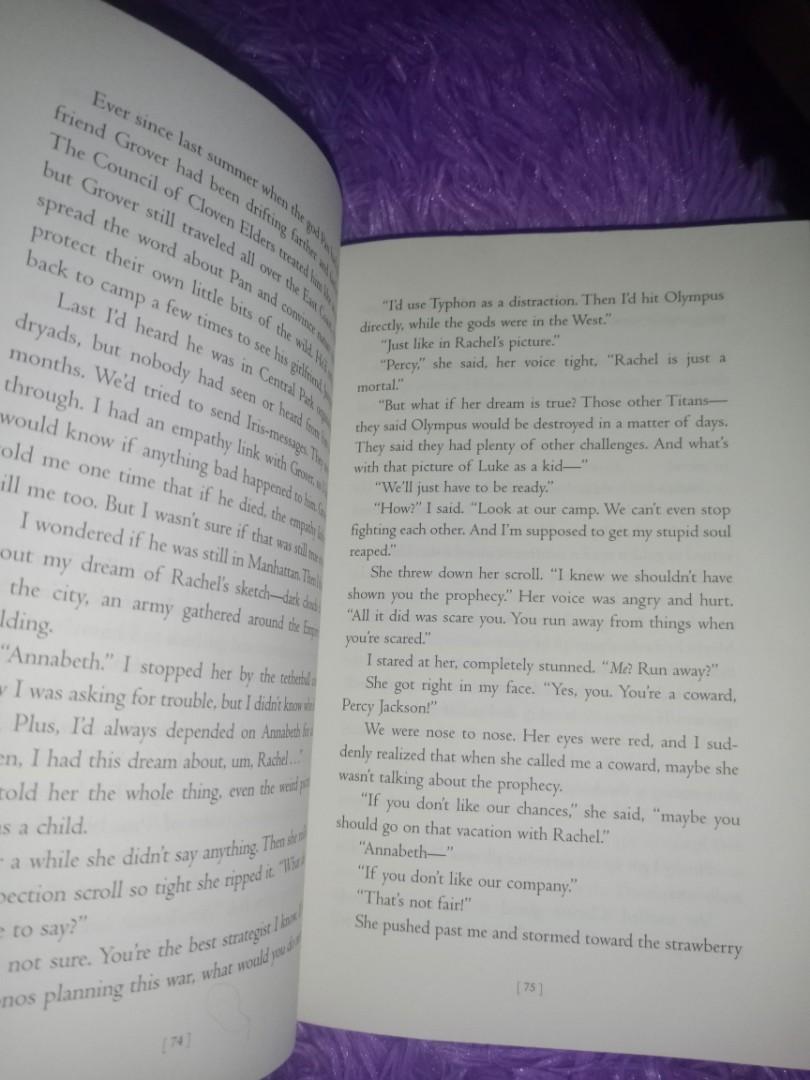 Percy Jackson book 5: the last olympian, Hobbies & Toys, Books ...