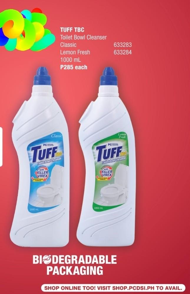 Personal Collection TUFF Toilet Bowl Cleanser, Furniture & Home Living ...