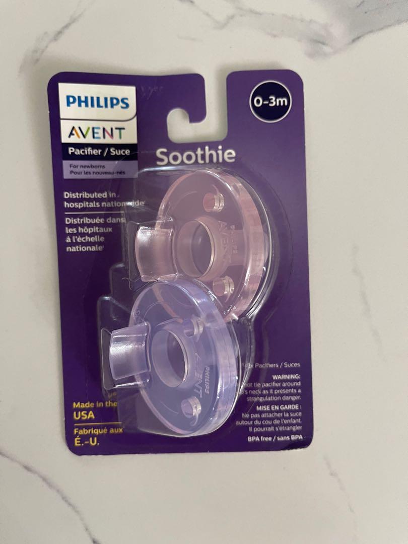 Philips Advent Pacifier 0-3M, 兒童＆孕婦用品, 護理及餵哺, 護理及餵哺 - 奶咀 - Carousell