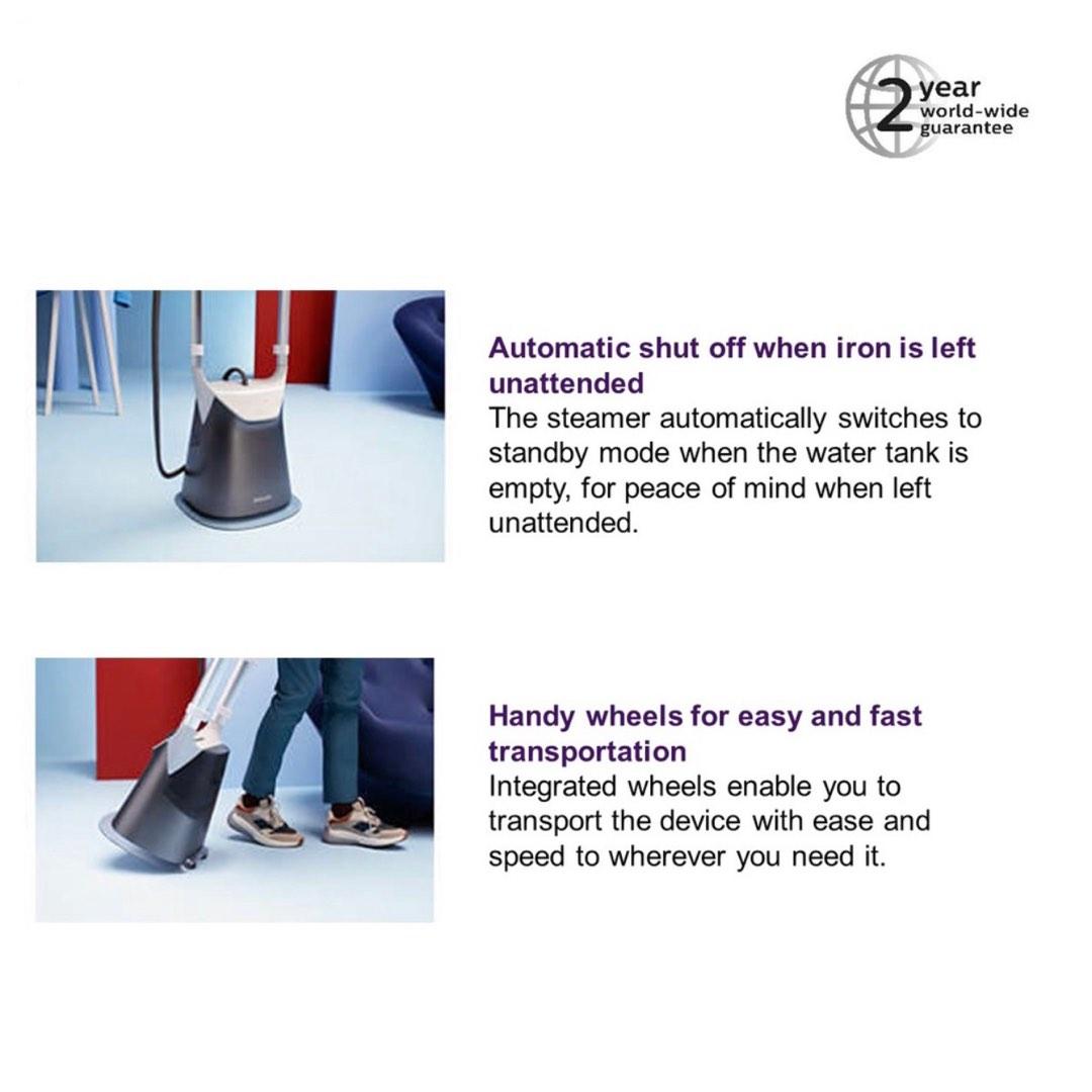 Philips GC628 All-in-One 8000 Series Garment Steamer, TV & Home ...