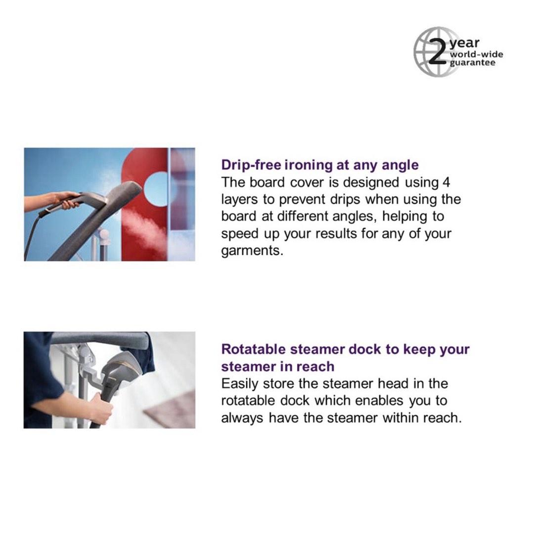 Philips GC628 All-in-One 8000 Series Garment Steamer, TV & Home ...