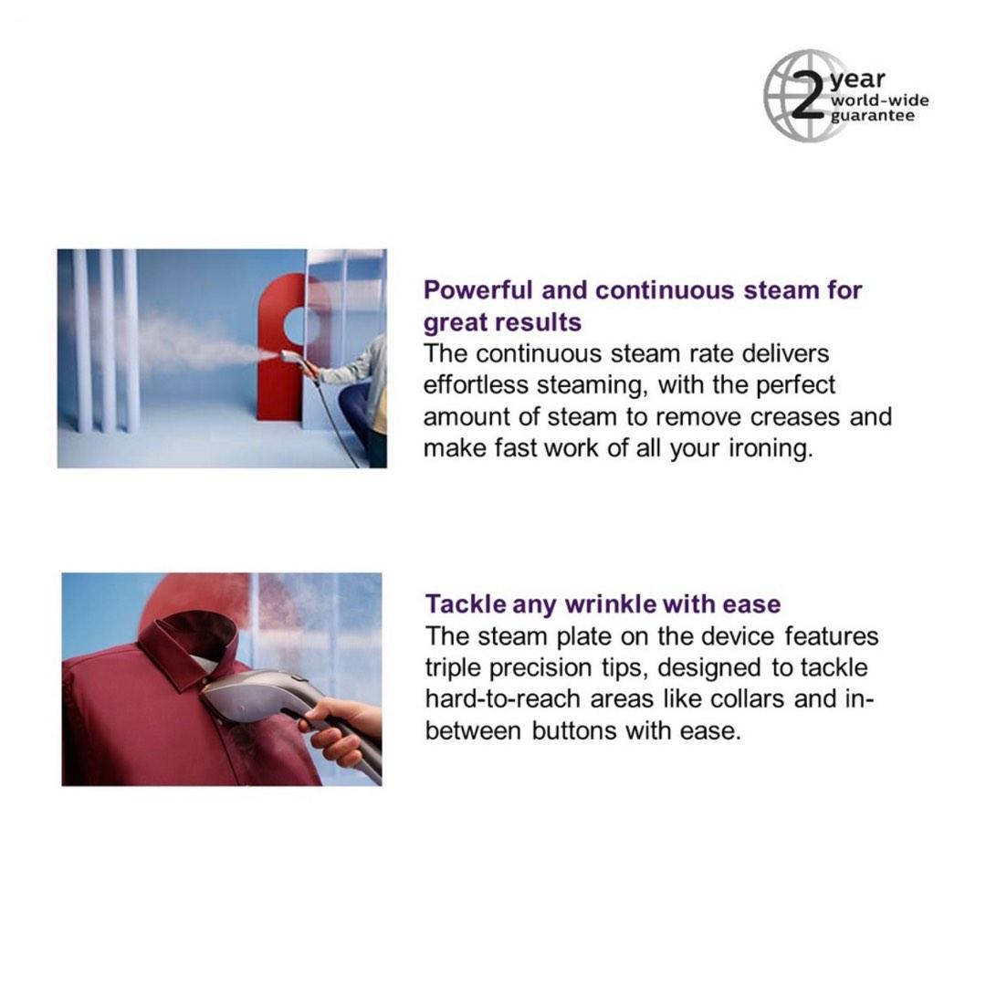 Philips GC628 All-in-One 8000 Series Garment Steamer, TV & Home ...