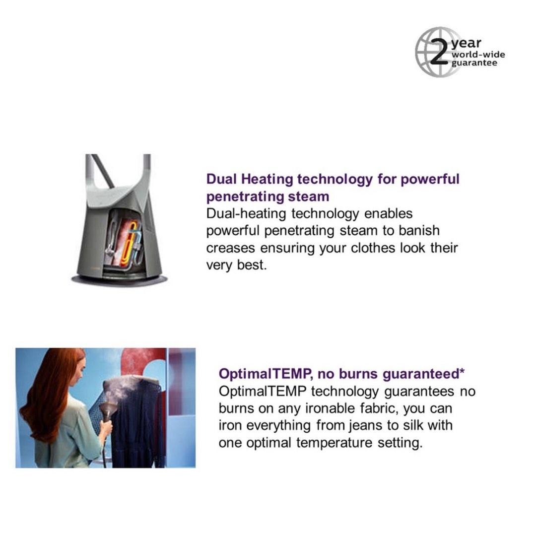 Philips GC628 All-in-One 8000 Series Garment Steamer, TV & Home ...