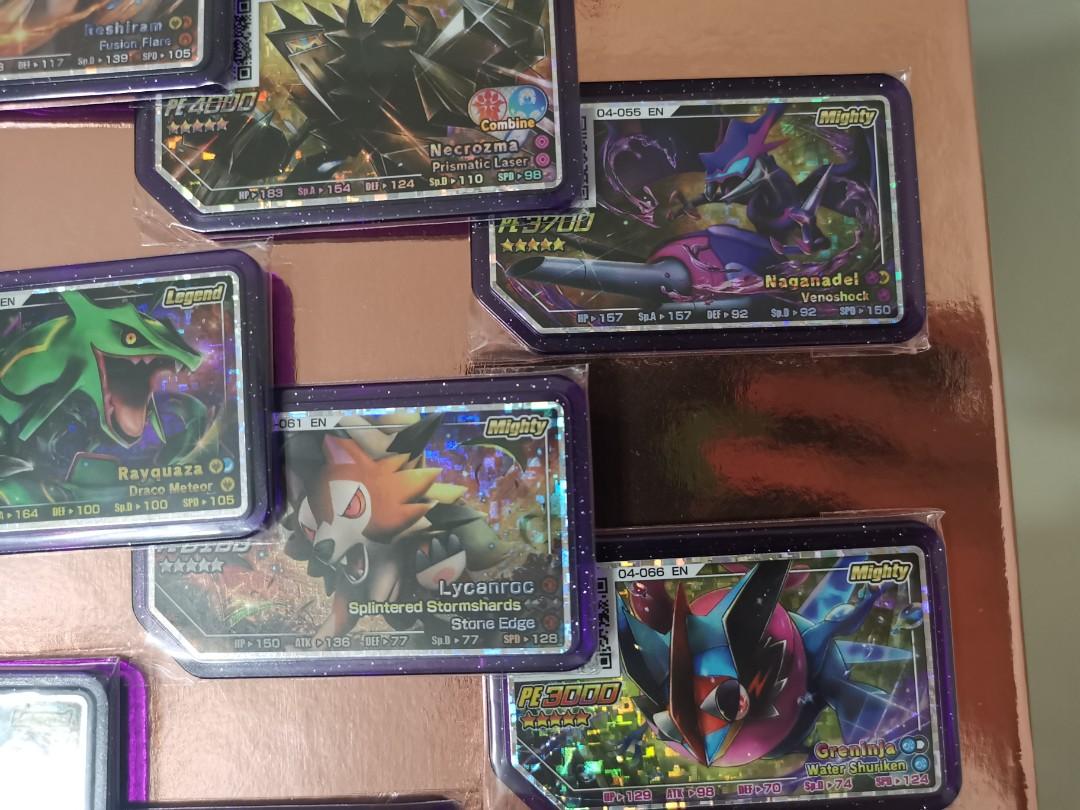 Pokemon Gaole 5 stars full set part 4 Necrozma Reshiram Zekrom Rayquaza ...