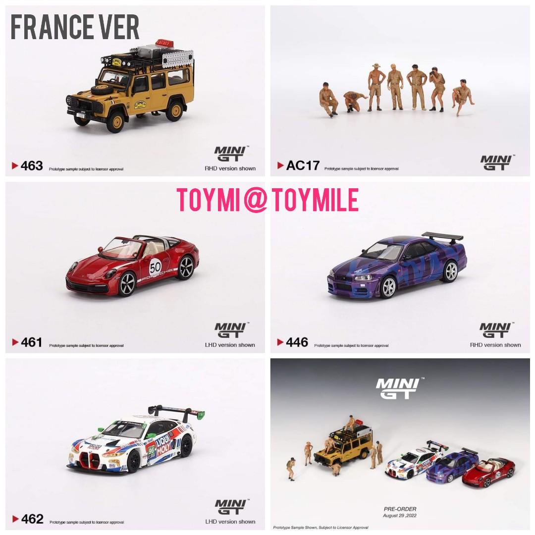 Preorders 1/64 Mini GT Land Rover Defender Camel Porsche BMW M4 Nissan ...