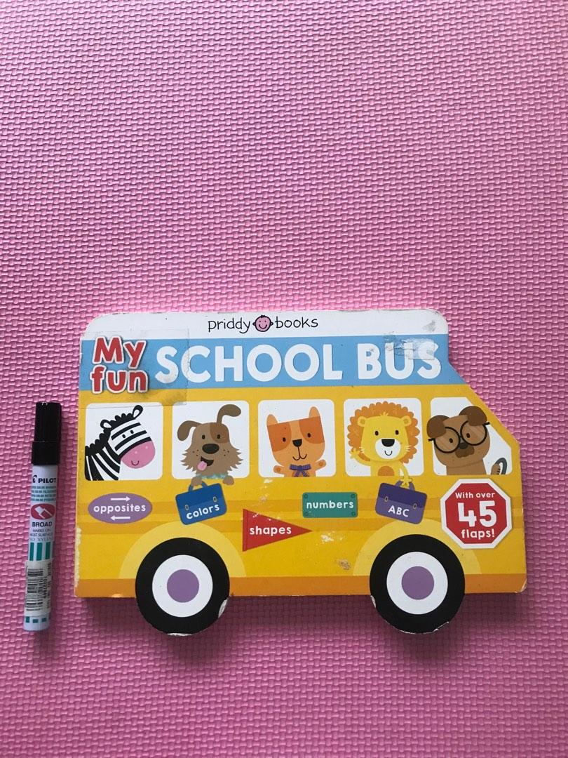 Priddy My Fun School Bus lift the flap boardbook, Hobbies & Toys, Books ...