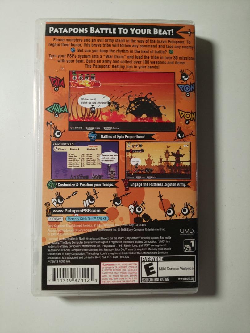 PSP UMD Game Patapon, 電子遊戲, 電子遊戲, 其他 - Carousell