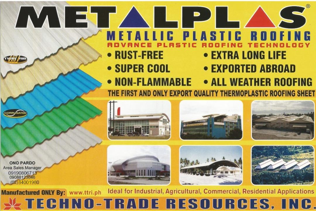 PVC/ Metalplas Thermoplastic Roofing, Commercial & Industrial ...