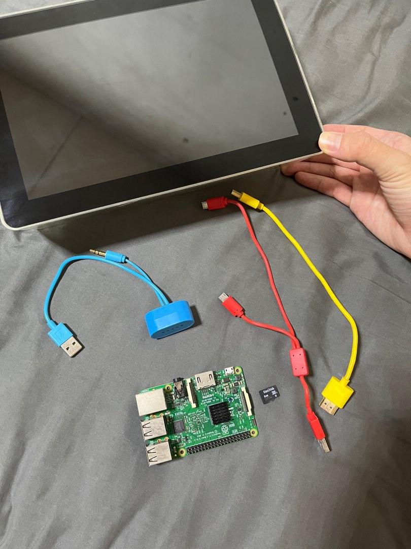 Rpi 3 b + screen . Raspberry pi 3 model B with 10’1 screen, Computers ...