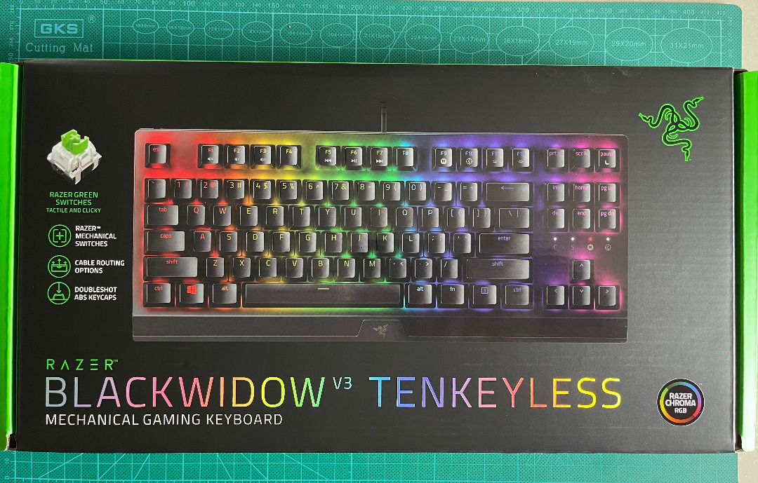 全新Razer BlackWidow V3 Tenkeyless 機械式電競鍵盤 (Green Switch), 電腦＆科技, 電腦周邊及配件 ...