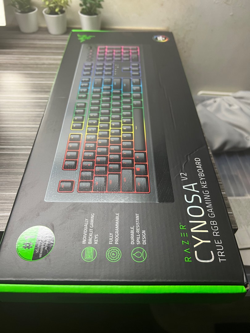 Razer Cynosa v2 keyboard, Computers & Tech, Parts & Accessories ...