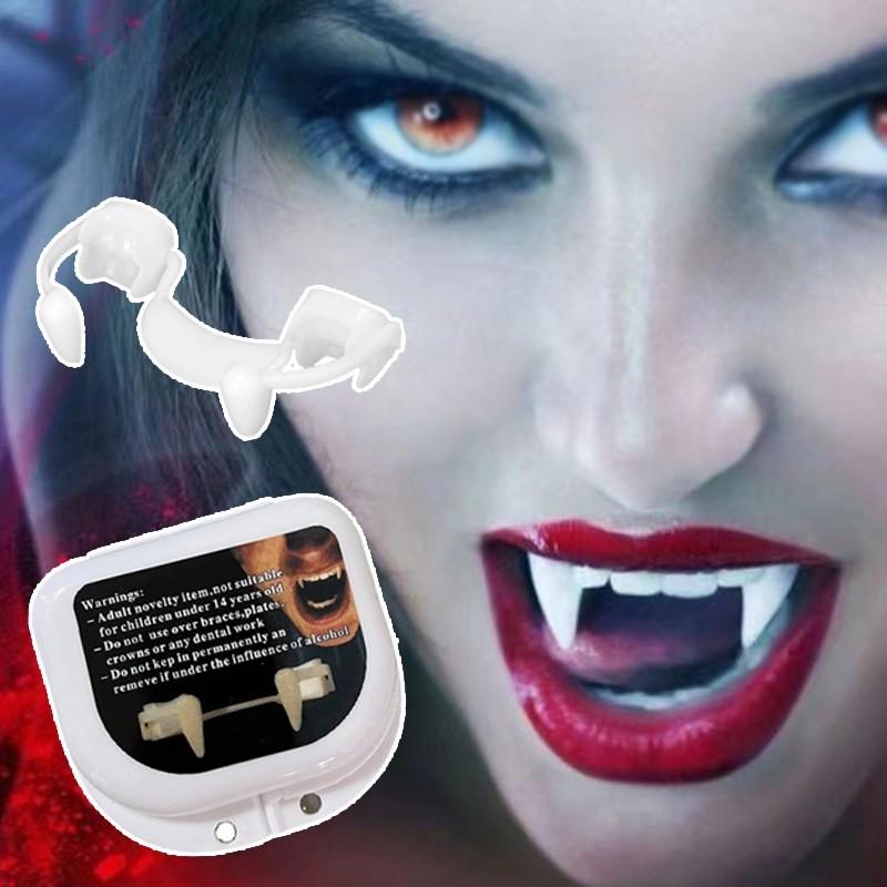 Retractable Vampire fangs cat fangs cosplay zombie Halloween tiger ...