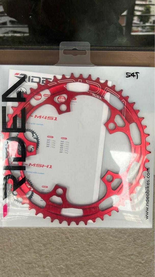 Ridea crank ring T54 round size 130 BCD, Sports Equipment, Bicycles ...