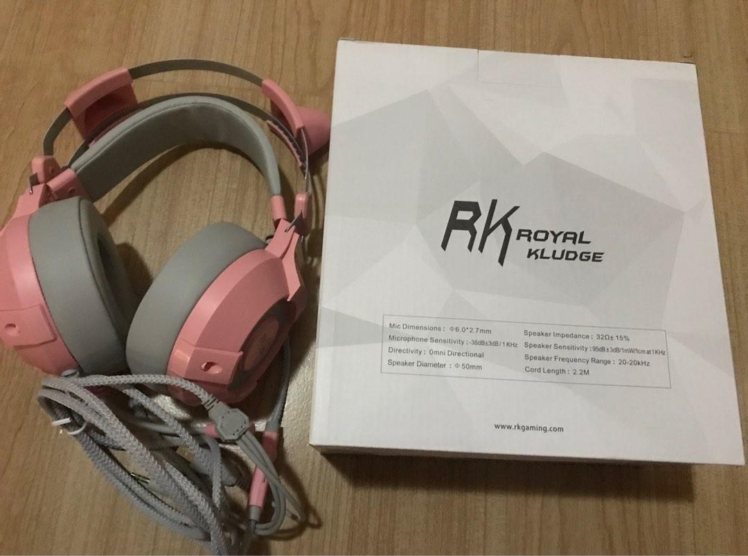 RK Royal Kludge E9000 Gaming Headset, Audio, Headphones & Headsets on ...