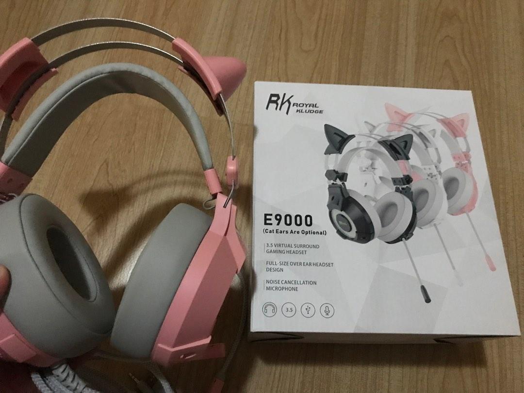 RK Royal Kludge E9000 Gaming Headset, Audio, Headphones & Headsets on ...