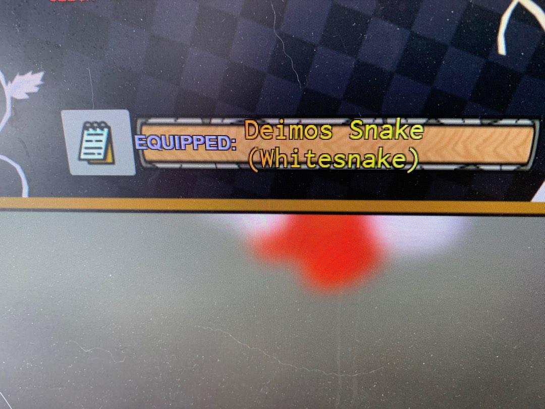 roblox yba deimos snake(whitesnake), 電子遊戲, 電子遊戲, 其他 - Carousell