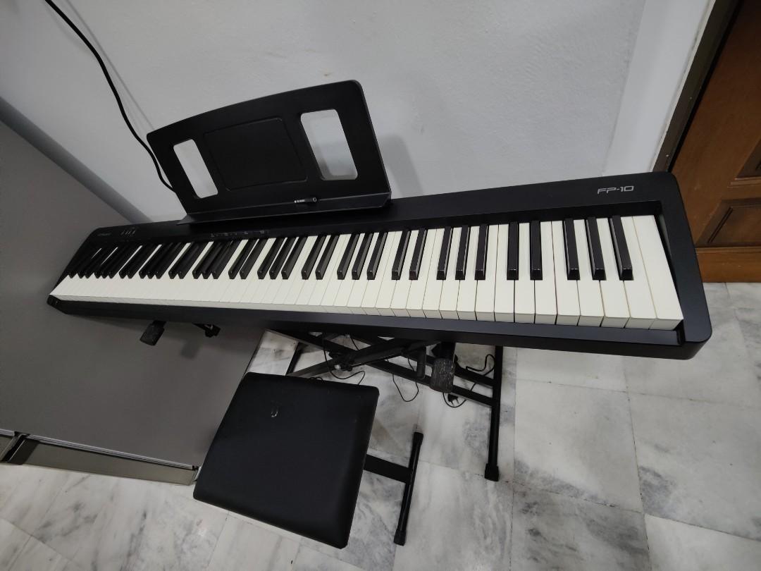 Roland FP-10 + Stand + Bench + Sustain Pedal, Hobbies & Toys, Music ...