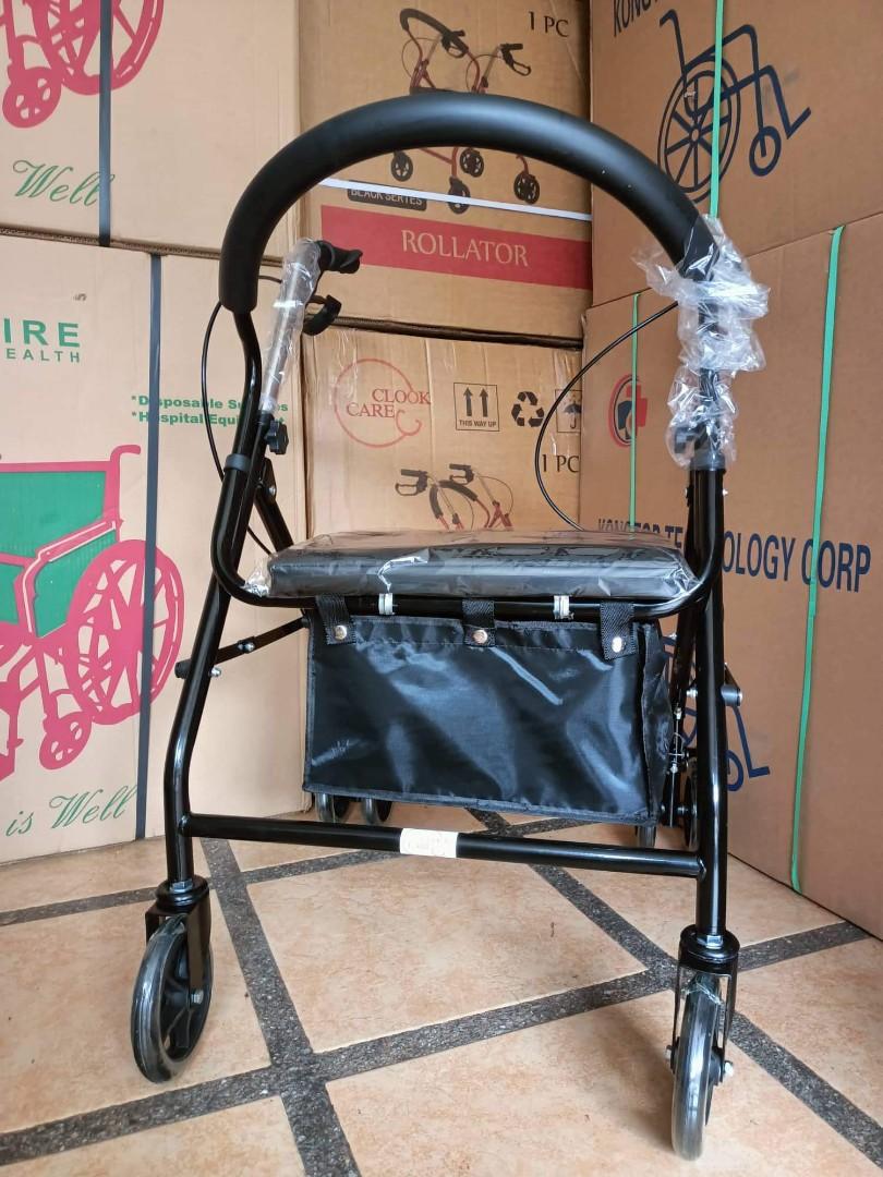 Rollator with out foot rest, Health & Nutrition, Assistive ...