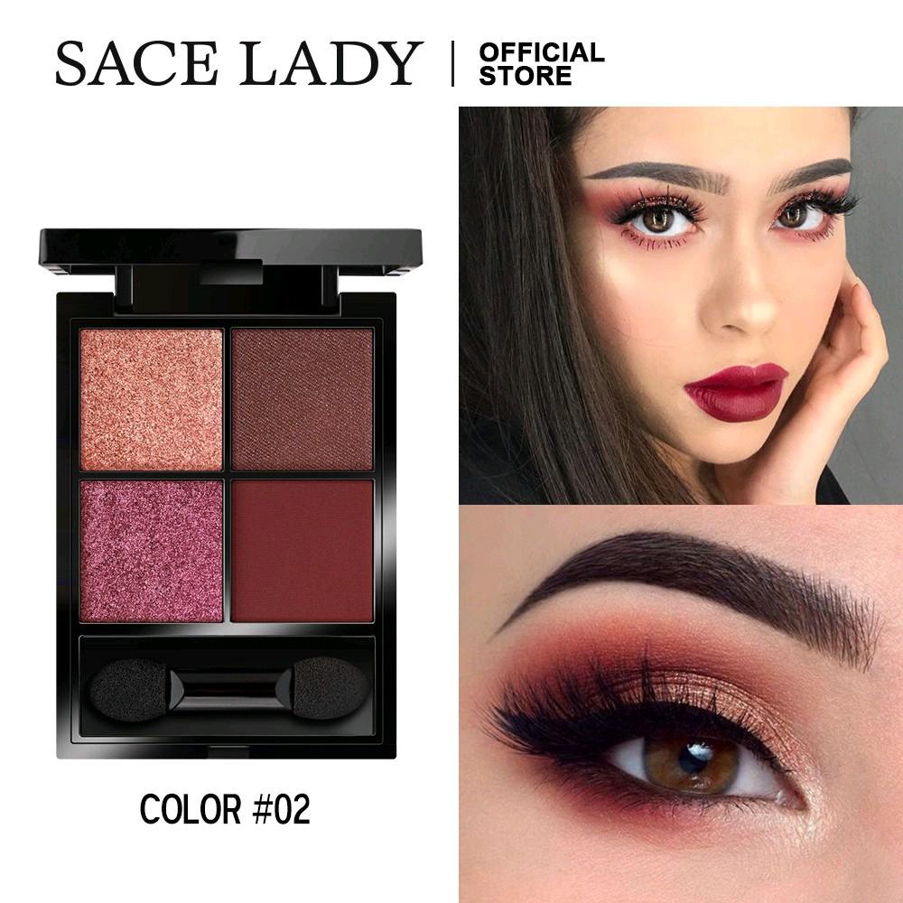 SACE LADY EYESHADOW QUAD PALETTE #02, Beauty & Personal Care, Face ...