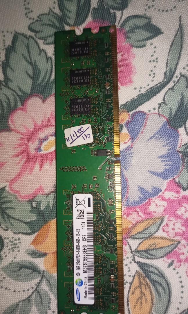 Samsung 2gb 800Mhz ddr2 ram, Computers & Tech, Parts & Accessories ...