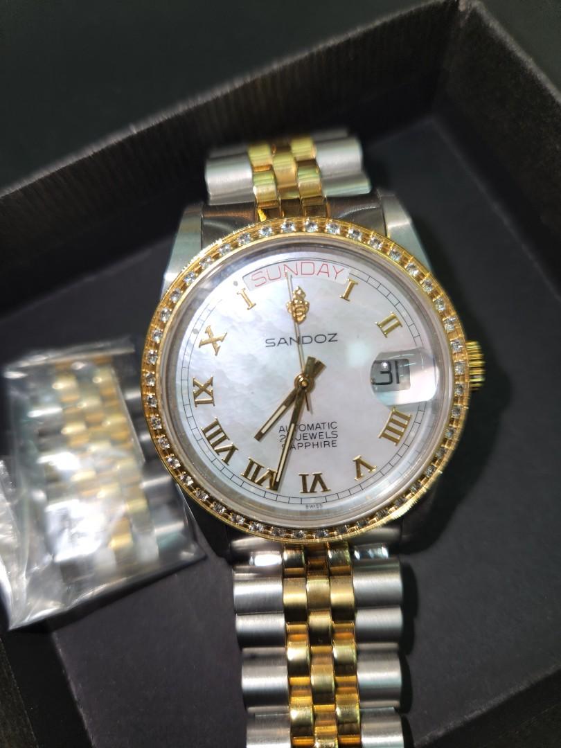 Sandoz Swiss automatic watch, Luxury, Watches on Carousell