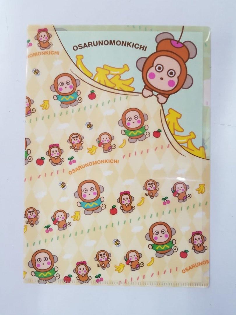 Sanrio Monkichi A4 File, 興趣及遊戲, 手作＆自家設計, 文具 - Carousell