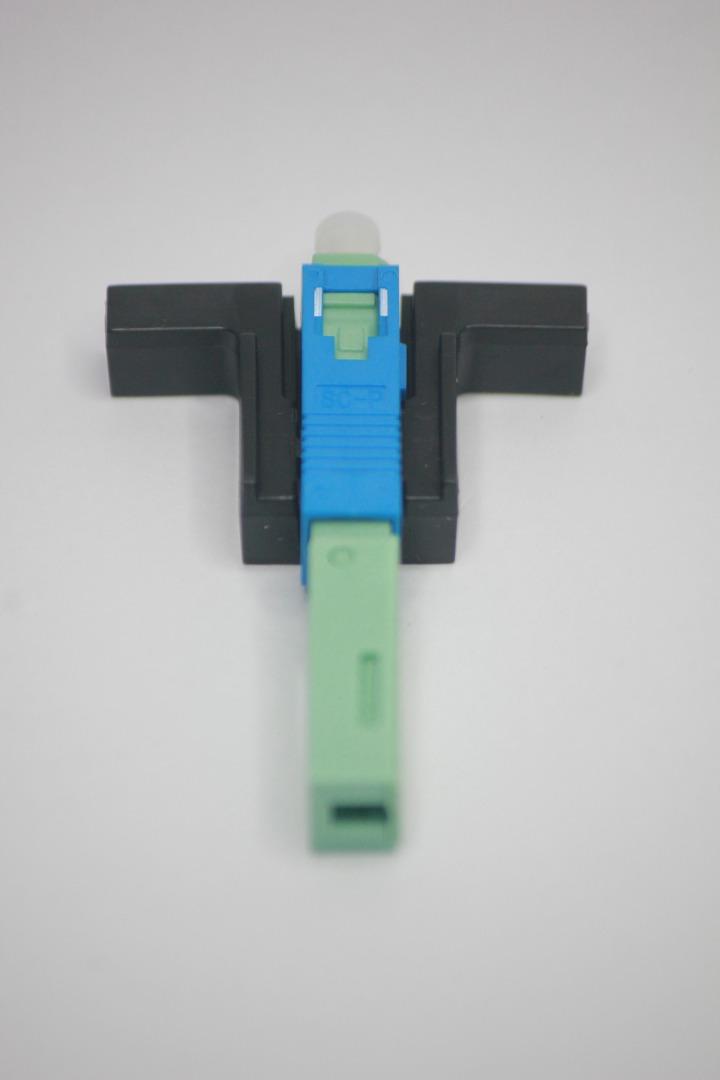 SC/ UPC CONNECTOR BUTERFLY SHAPE, FIBER OPTIC FAST CONNECTOR, FTTH ...