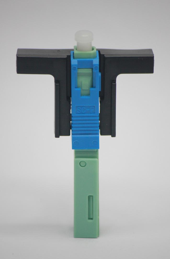 SC/ UPC CONNECTOR BUTERFLY SHAPE, FIBER OPTIC FAST CONNECTOR, FTTH ...