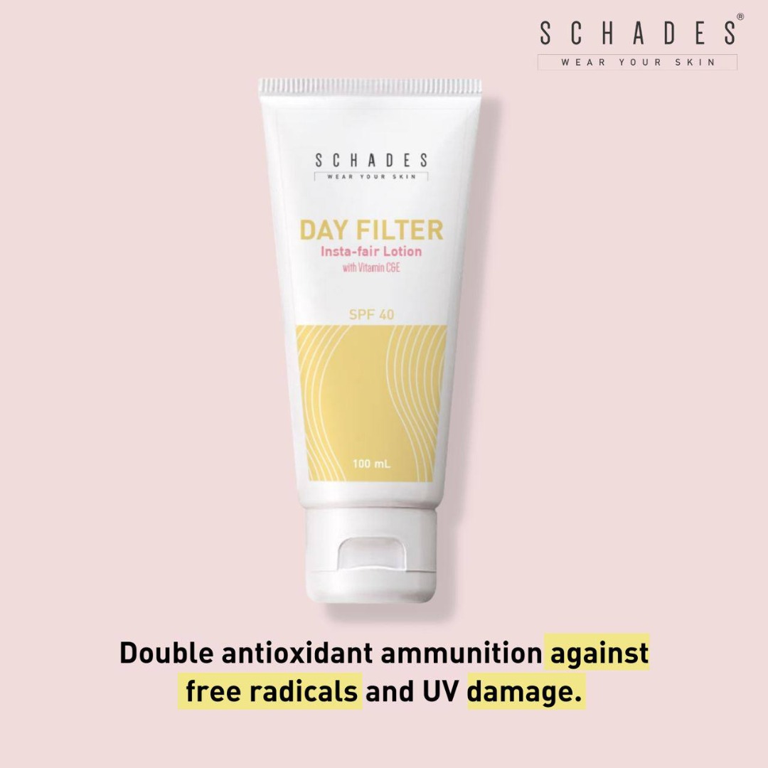Schades Day Filter Insta-Fair Lotion with Vit C&E SPF40, Beauty ...