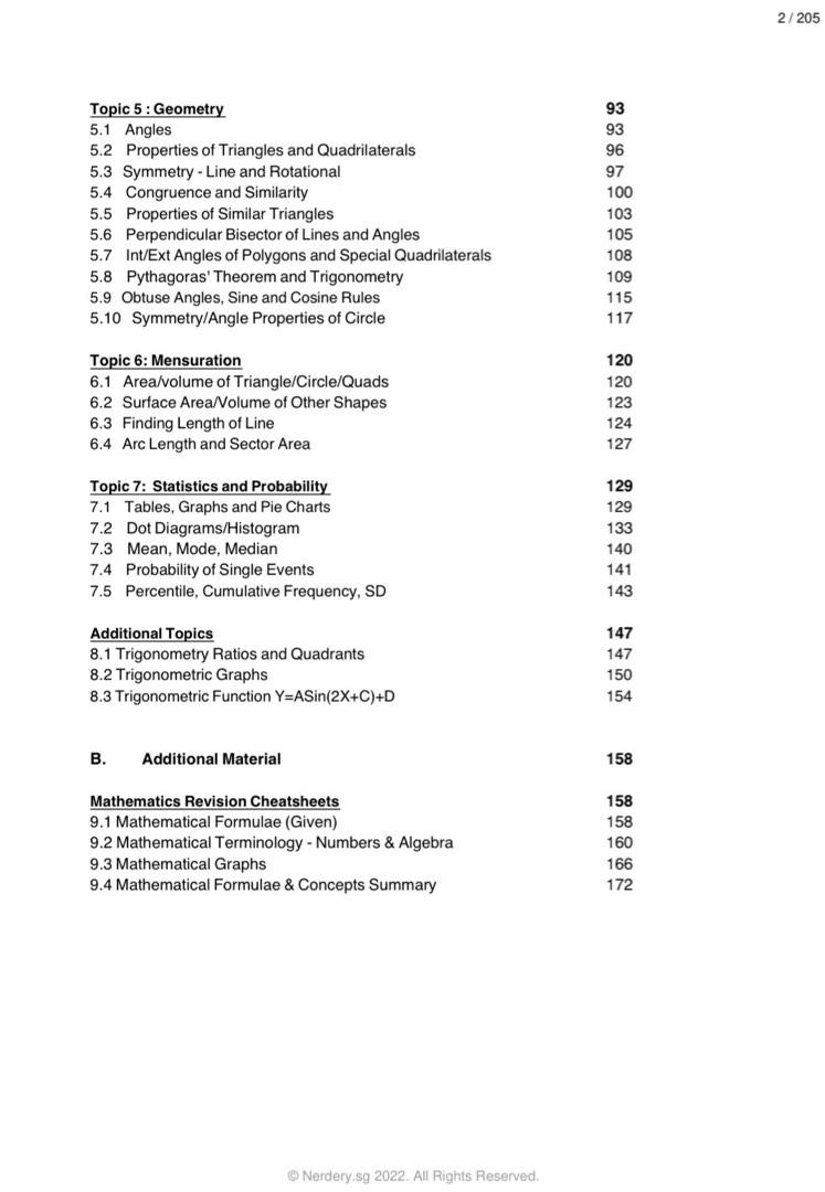 SEC 1 SEC 2 LOWER SECONDARY MATHEMATICS BOOSTER BUNDLE | COMPREHENSIVE ...