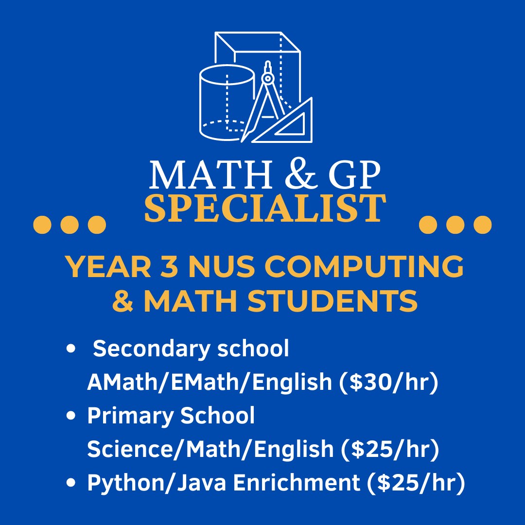 Secondary/Primary Math and English tuition, Learning & Enrichment, Enrichment & Tuition on Carousell