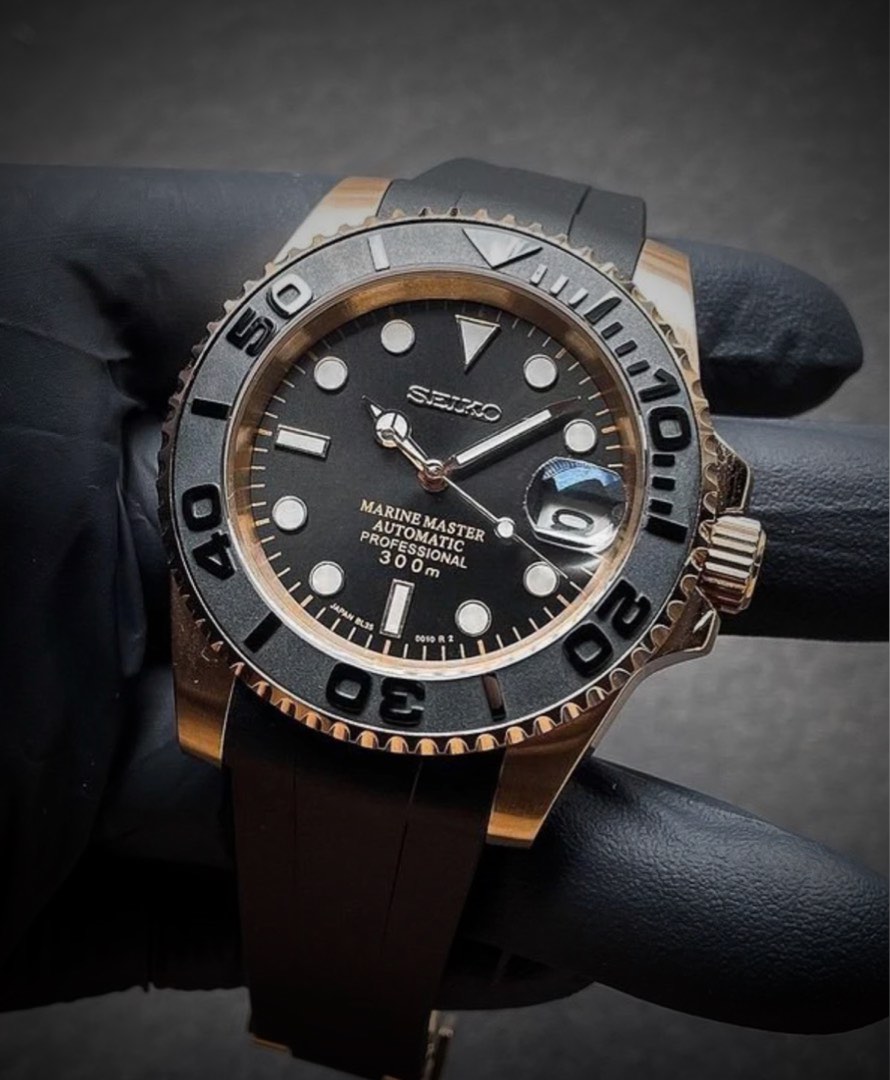 Seiko Mod Yachtmaster, Luxury, Watches on Carousell